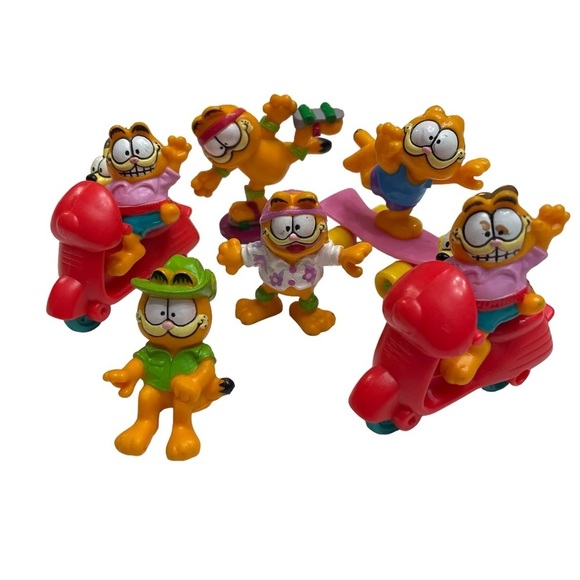 Garfield | Toys | Mixed Vintage Garfield Figures | Poshmark